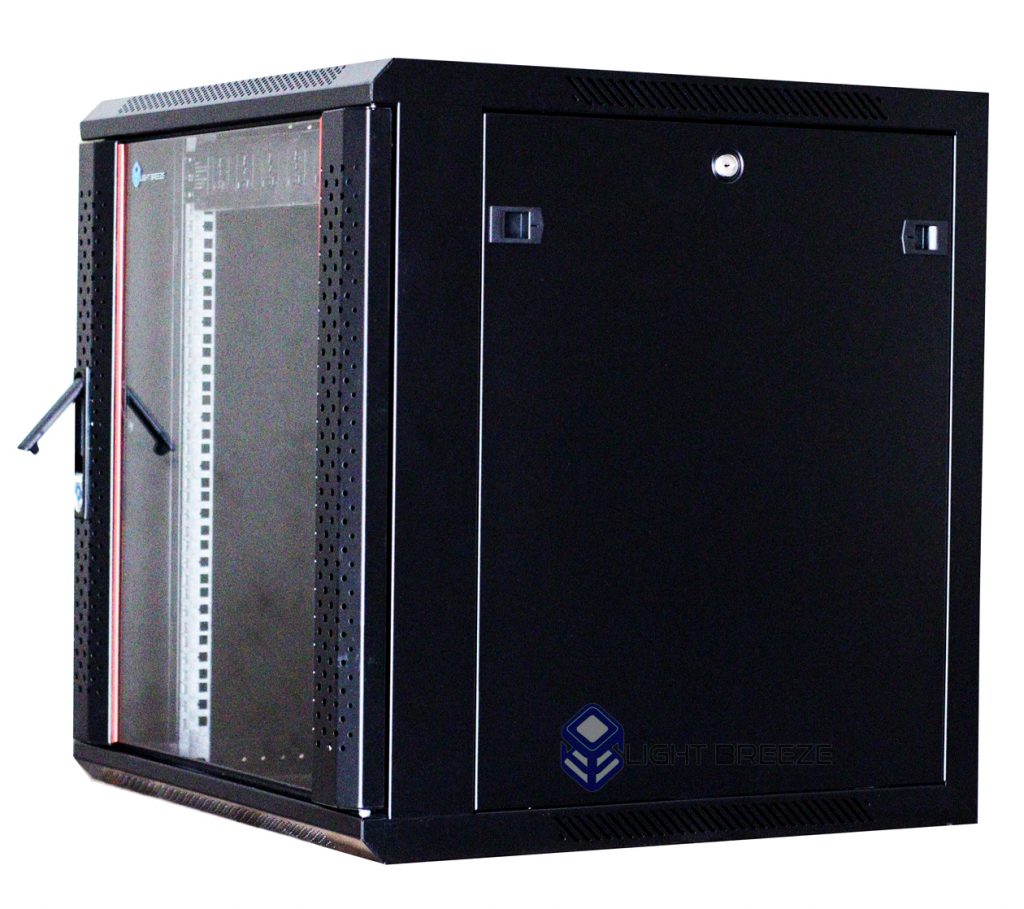 12U Wall Mount Rack 600x600 - Light Breeze